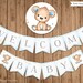 Bear Water Bottle Labels, PRINTABLE, Teddy Bear Baby Shower, Blue Bear ...