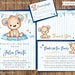 Teddy Bear Baby Shower Games Kit, PRINTABLE, Blue Bear Baby Shower ...