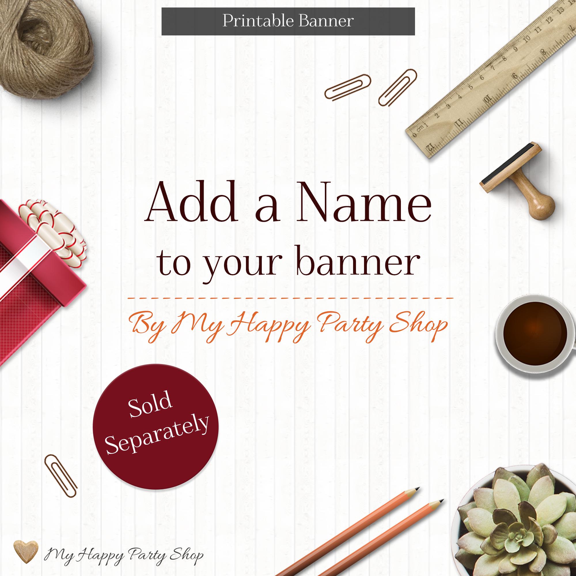 Christmas Banner, PRINTABLE, DIY, Santa Banner, Merry Christmas Banner ...