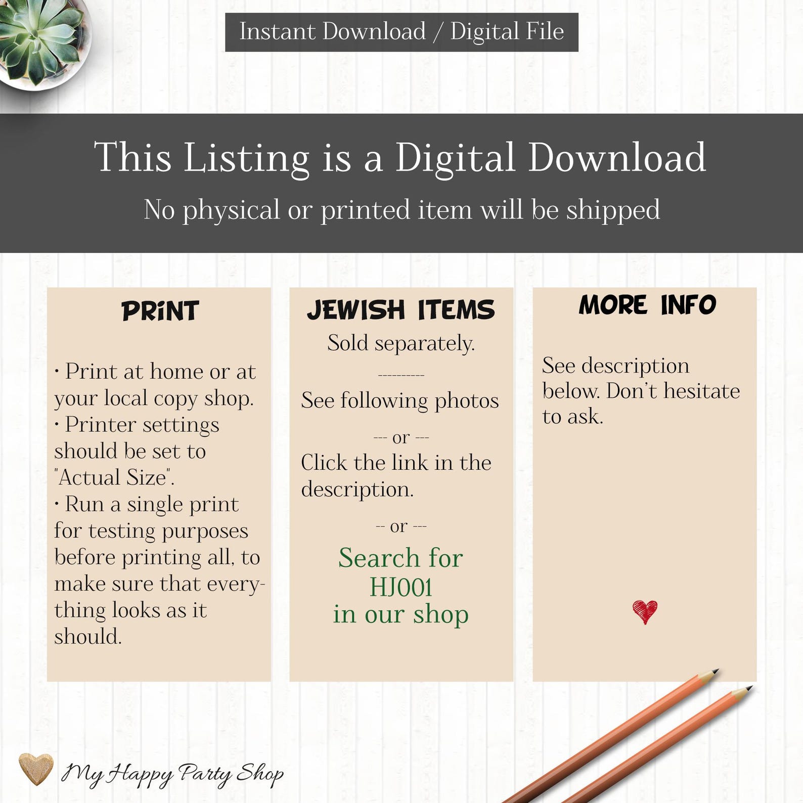 Hanukkah Vocabulary & Blessings | Printable Jewish Holiday | Printable ...