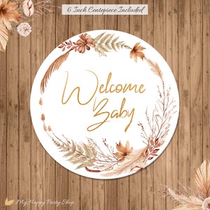 It's a Girl Banner PRINTABLE Boho Baby Shower Banner - Etsy