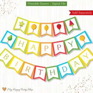 Hello Summer Banner, PRINTABLE, Summer Party Decor, Summer Birthday ...