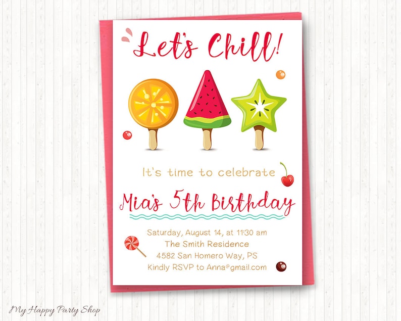 Happy Birthday Banner, PRINTABLE, Summer Party Decor, Summer Birthday ...