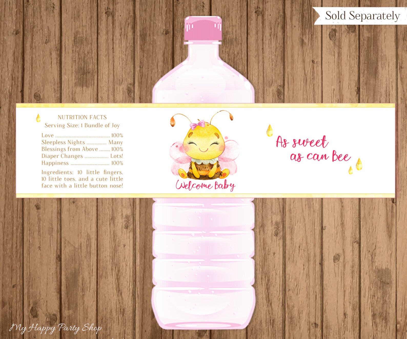 Bee Baby Shower Sign PRINTABLE Personalized Shower Sign - Etsy