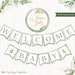 Sage Happy Birthday Banner, PRINTABLE, Olive Green and Gold Birthday ...