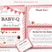 Pink Baby Q Games Set PRINTABLE BBQ Shower bingo Who - Etsy