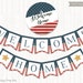 God Bless America Banner, Printable, 4th of July Banner, Red White ...