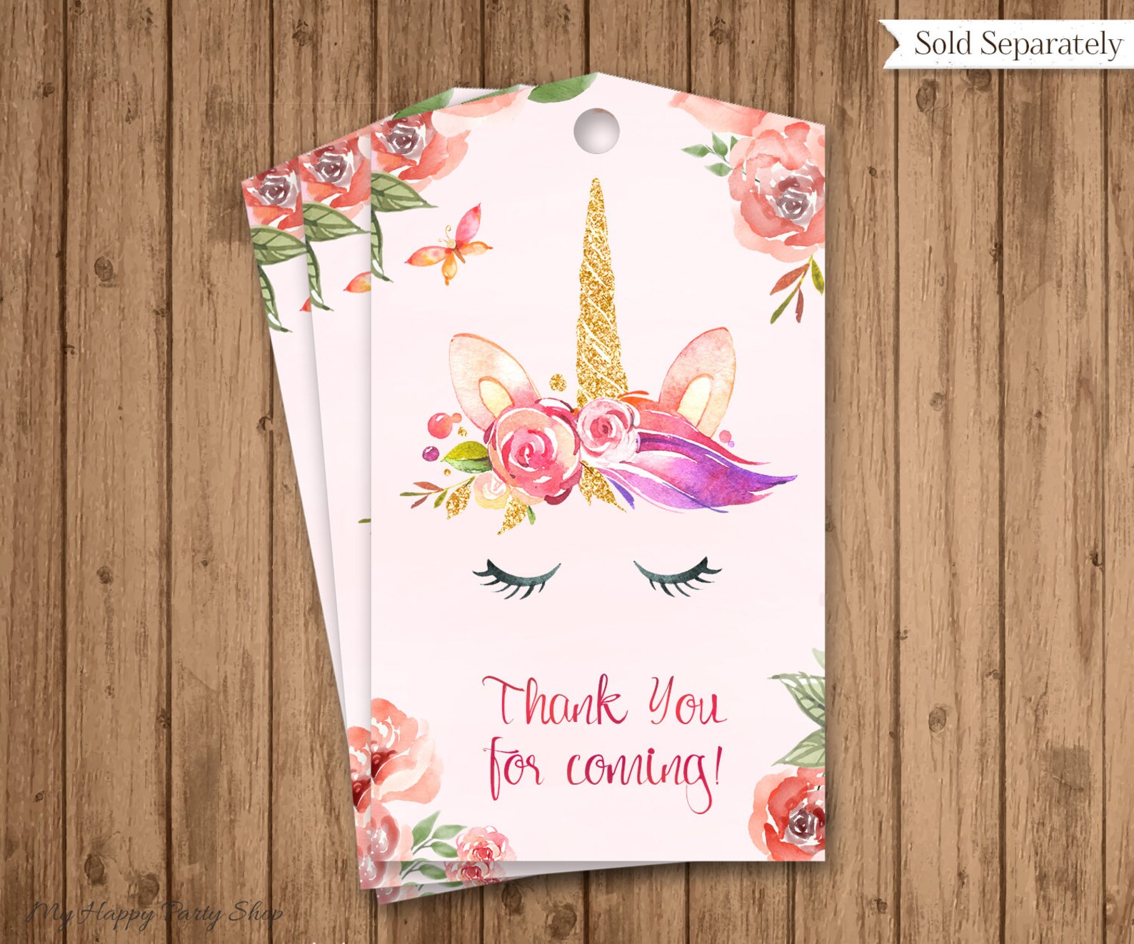 Unicorn Baby Shower Banner: Pink Floral Welcome Baby (digital File ...