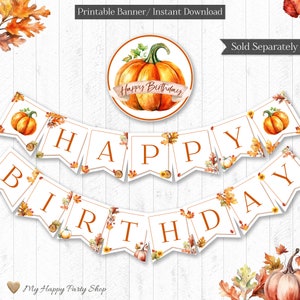 Hello Fall Banner, PRINTABLE, Welcome Fall Flag, Fall Party Decor ...