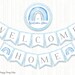 Rainbow Welcome Home Banner, PRINTABLE, Welcome Baby, Blue Rainbow, Boy ...