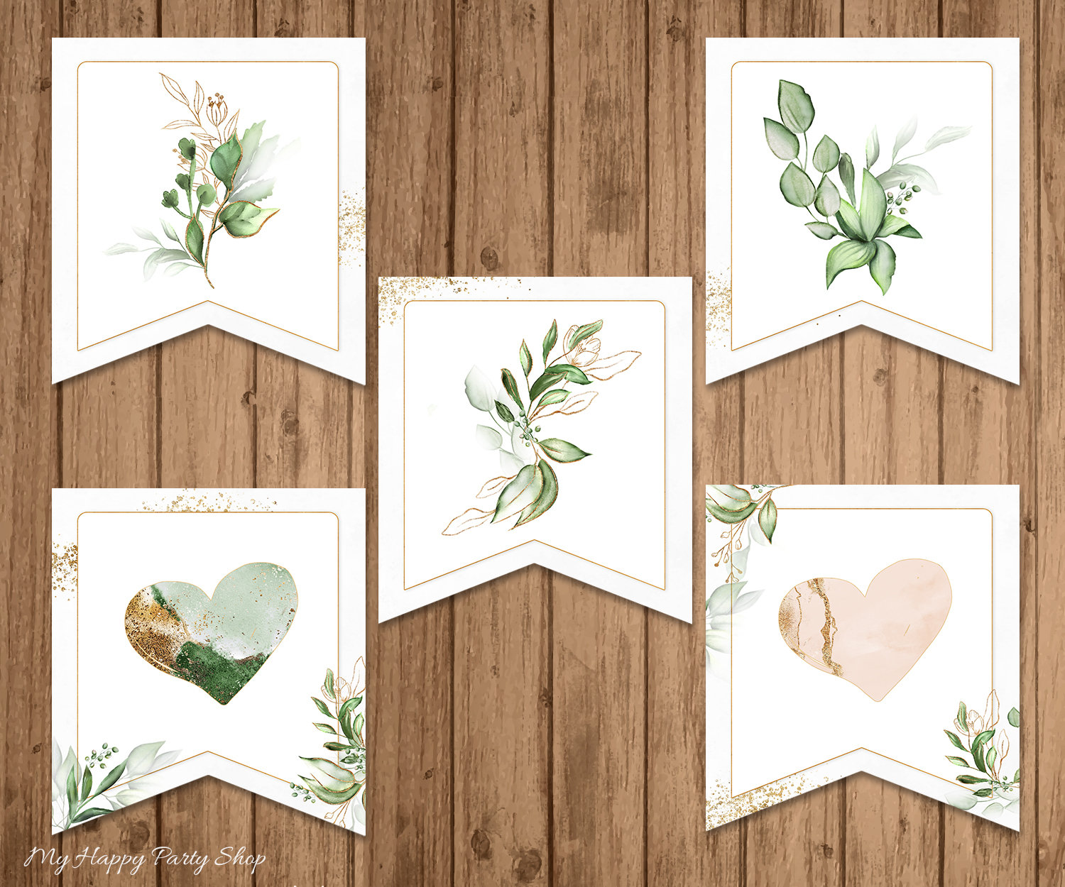 Hello Baby Banner, PRINTABLE, Greenery Welcome Baby, Floral Baby Shower ...