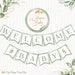 Sage Welcome Baby Banner, PRINTABLE, Olive Green Welcome Baby, Baby ...