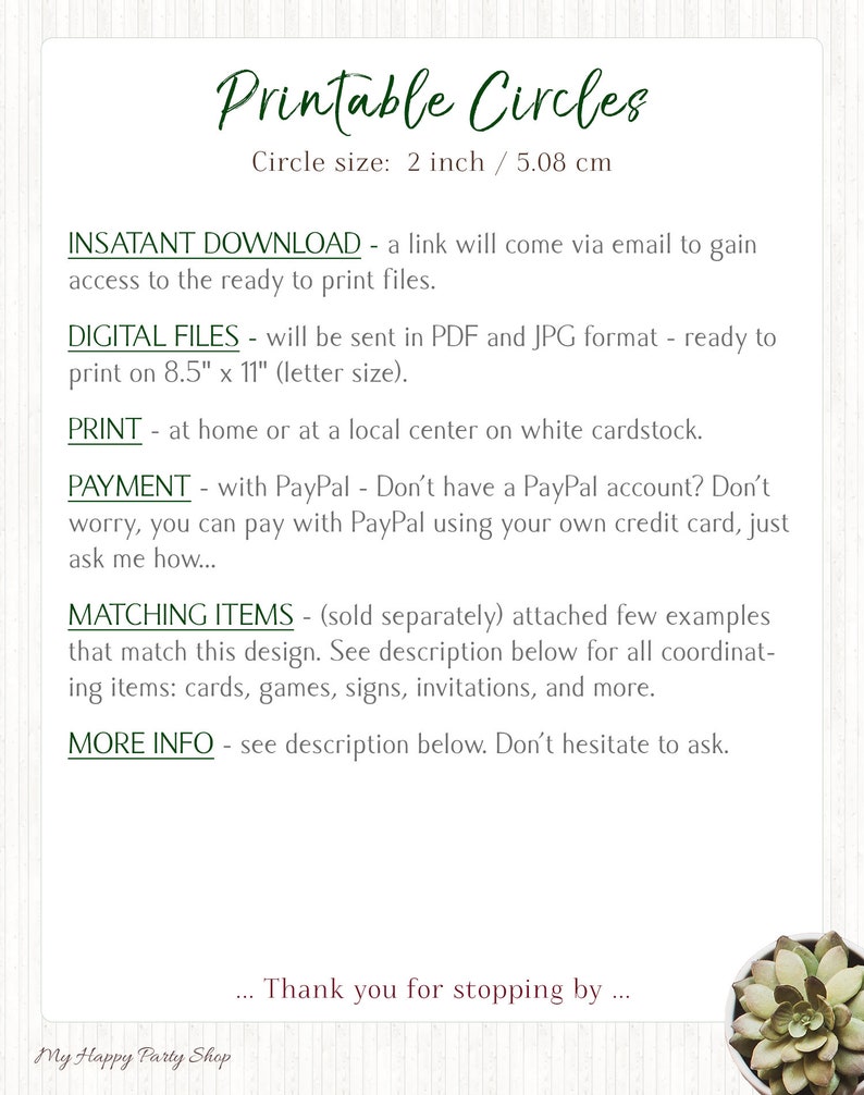 Yellow Elephant Circles 2 Toppers PRINTABLE Elephant - Etsy