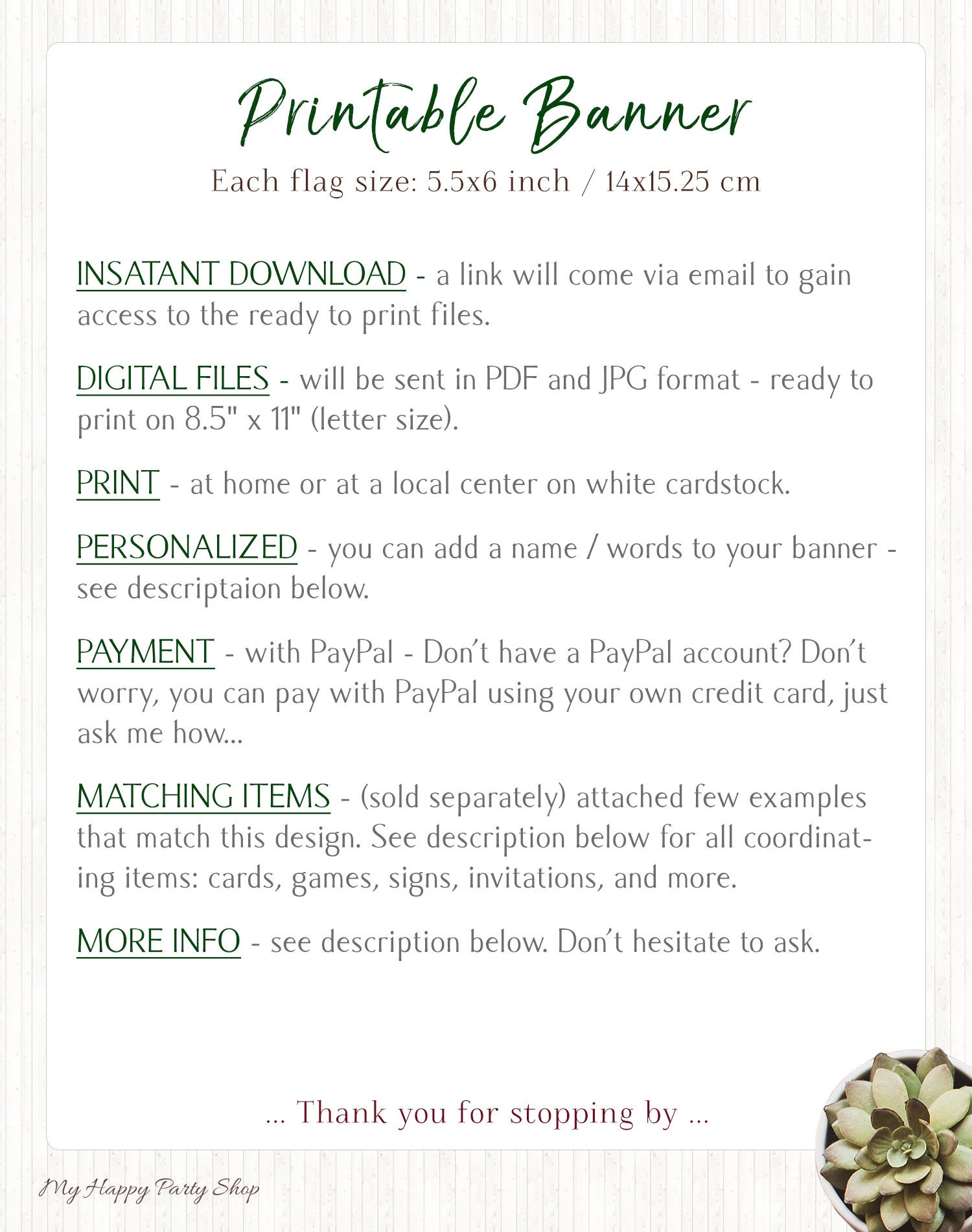 Blue Elephant Happy Birthday Banner, PRINTABLE, 1st Birthday, First ...