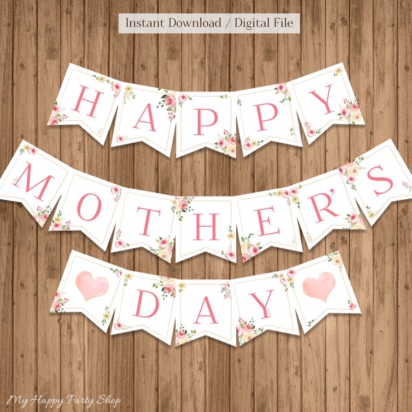 Mothers Day Banner - Etsy