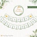 Sage Welcome Baby Banner, PRINTABLE, Olive Green Welcome Baby, Baby ...