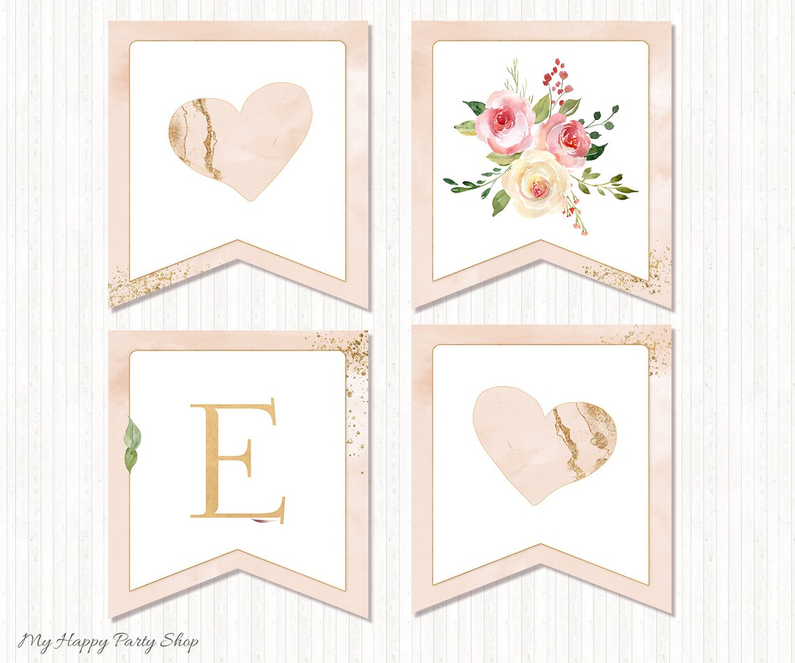 Welcome Home Banner PRINTABLE Pink Homecoming Banner Blush - Etsy