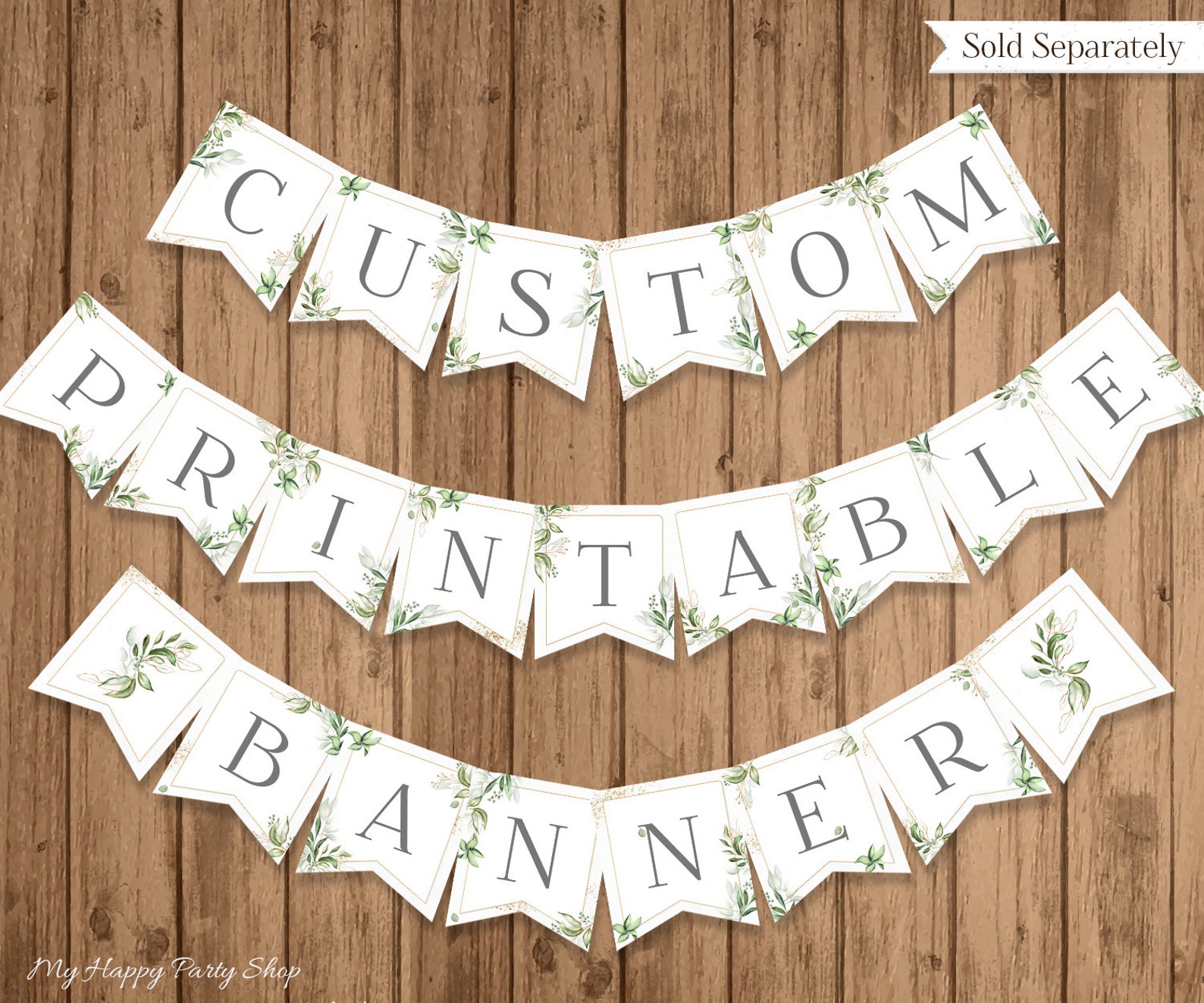 DIY Printable Get Well Soon Banner, Hospital Feel Better, Recovery ...