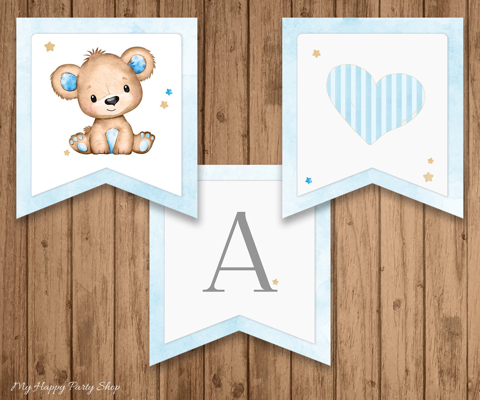 Teddy Bear Baby Shower Banner PRINTABLE Welcome Baby Baby - Etsy