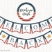 Welcome Back Banner America Flag Printable Military - Etsy
