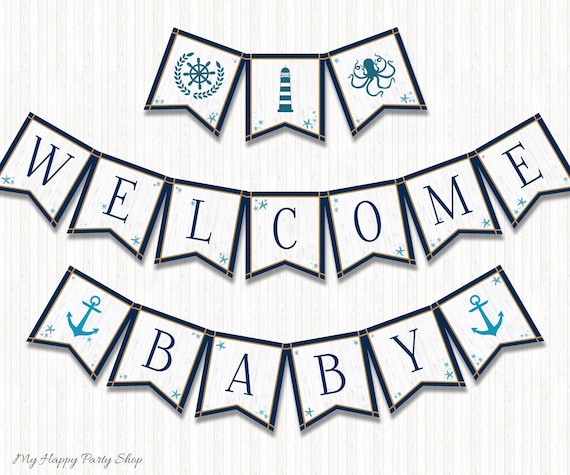 Its A Boy Banner Template