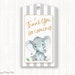 Blue Elephant Happy Birthday Banner, PRINTABLE, 1st Birthday, First ...