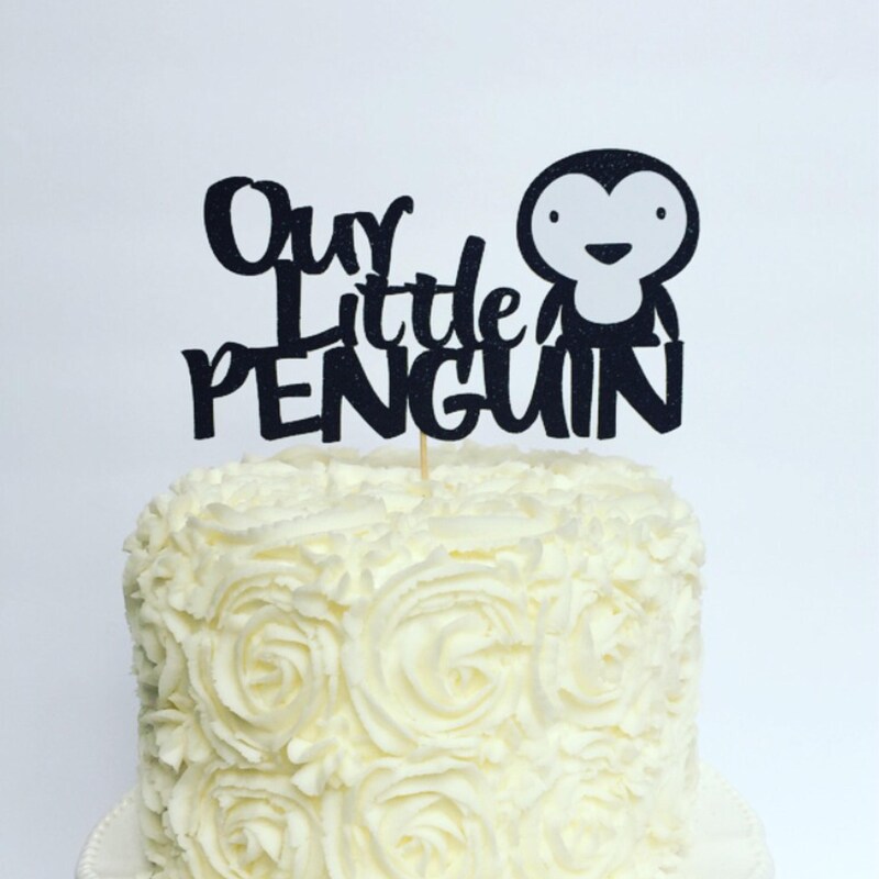 Penguin Cake Topper - Etsy