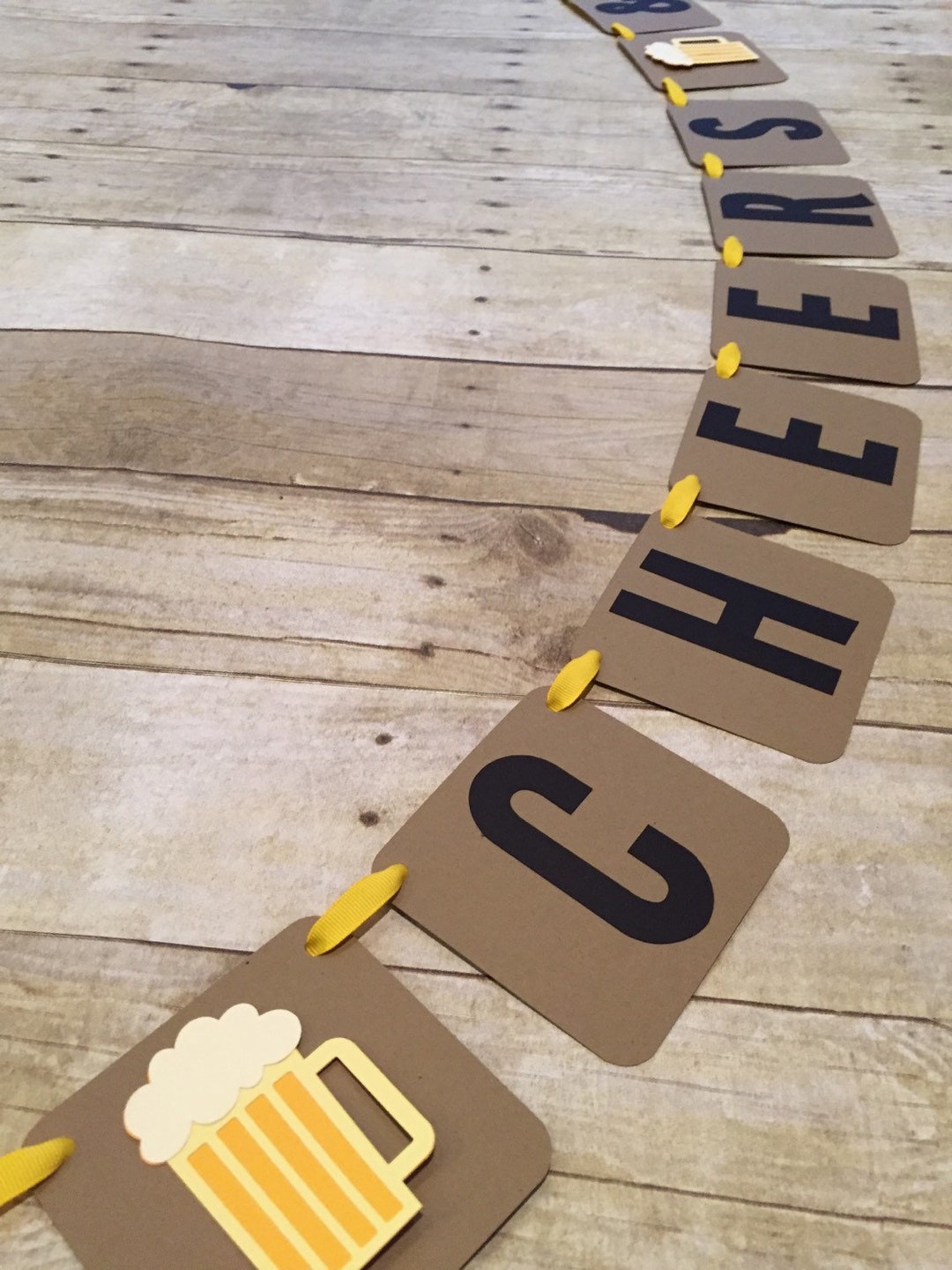 Cheers & Beers Banner / Beer Birthday Banner / Happy Beerday Banner - Etsy