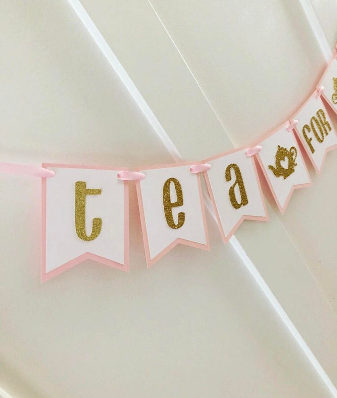 Tea for Two Banner / Tea Party Birthday - Etsy