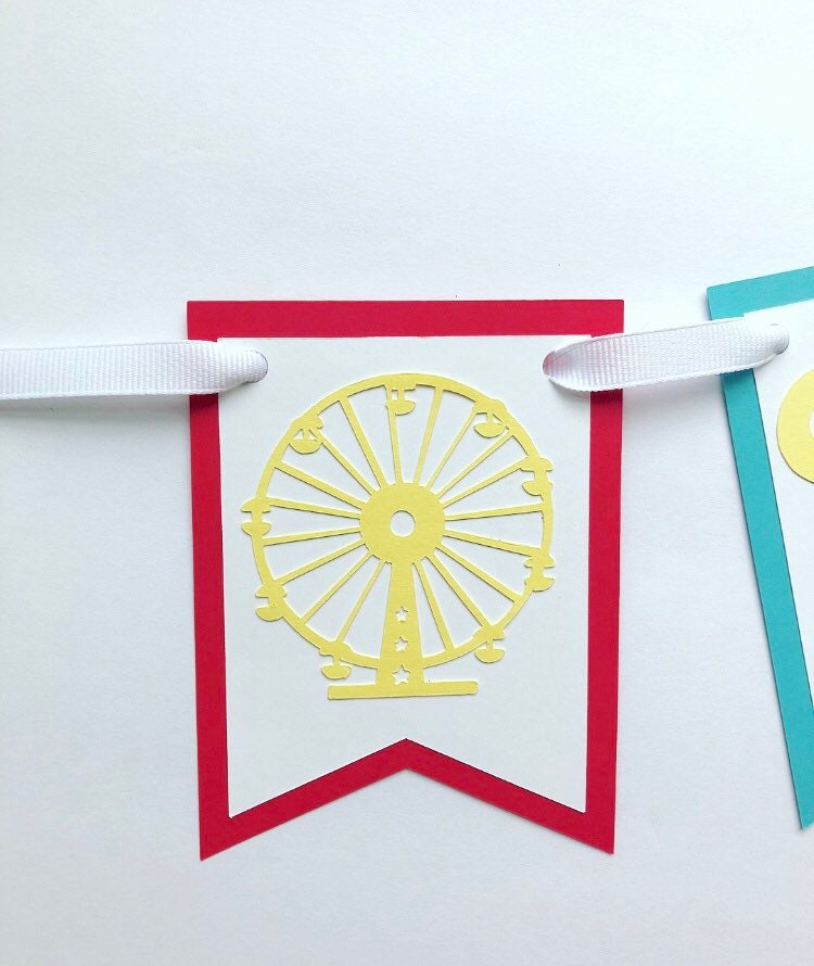 Carousel Highchair Banner: Vintage Circus Carnival Party - Etsy