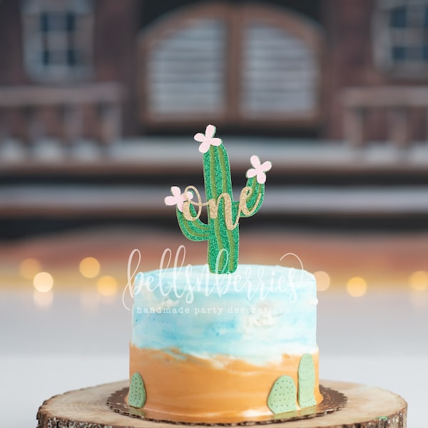 Cactus Cake Topper - Etsy