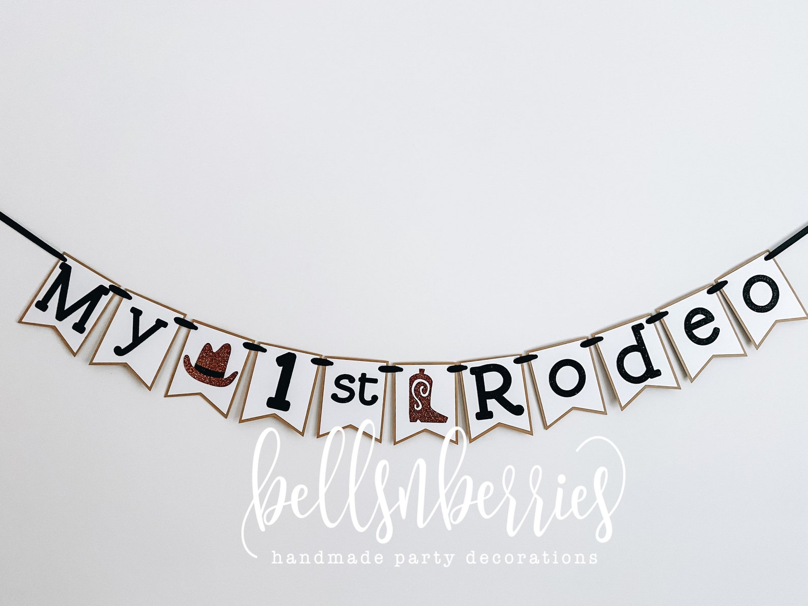 My First Rodeo Birthday Banner / Cowboy Birthday Banner / - Etsy