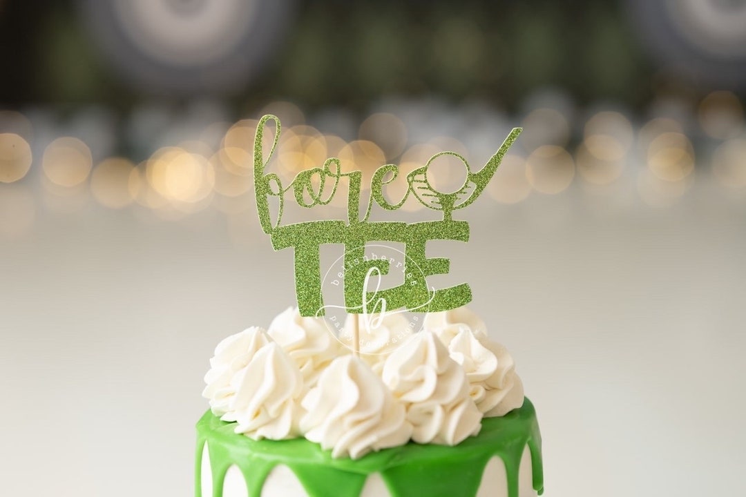 Foretee Golf Cake Topper/ Golf Birthday Party/ Hole in One Birthday - Etsy