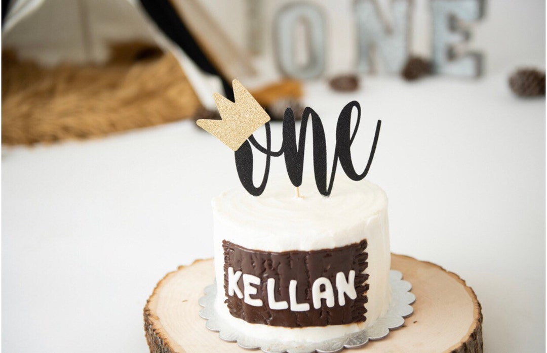 Topper de pastel de una edad salvaje / Cumpleaños de Wild One / Smash ...