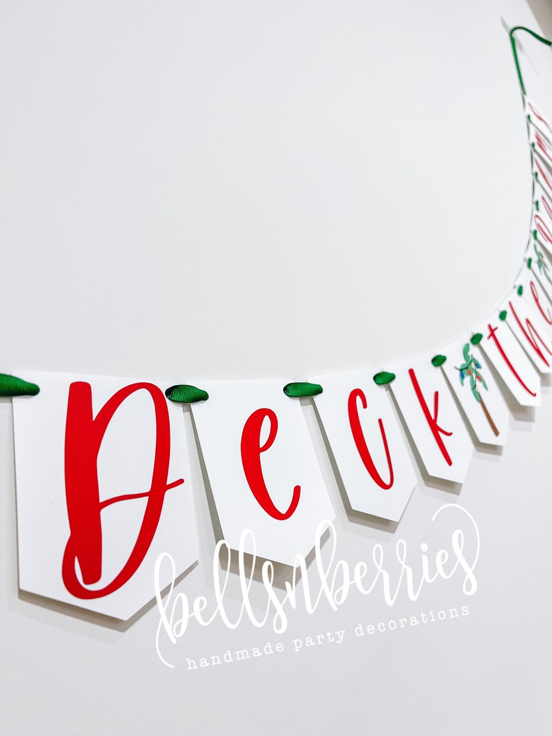 Deck the Palms Banner / Christmas in July Banner / Christmas Palm Tree ...