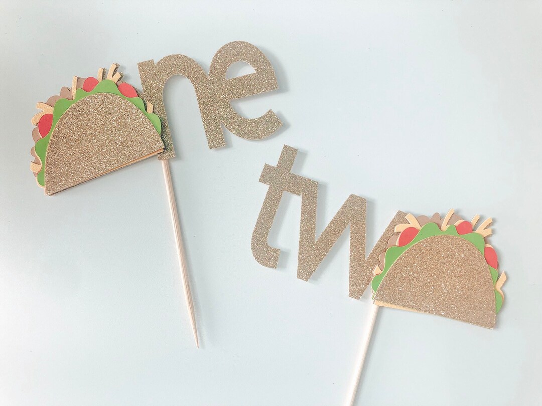 Taco Cake Topper/ Taco Twosday Cake Topper/ Fiesta Cake - Etsy