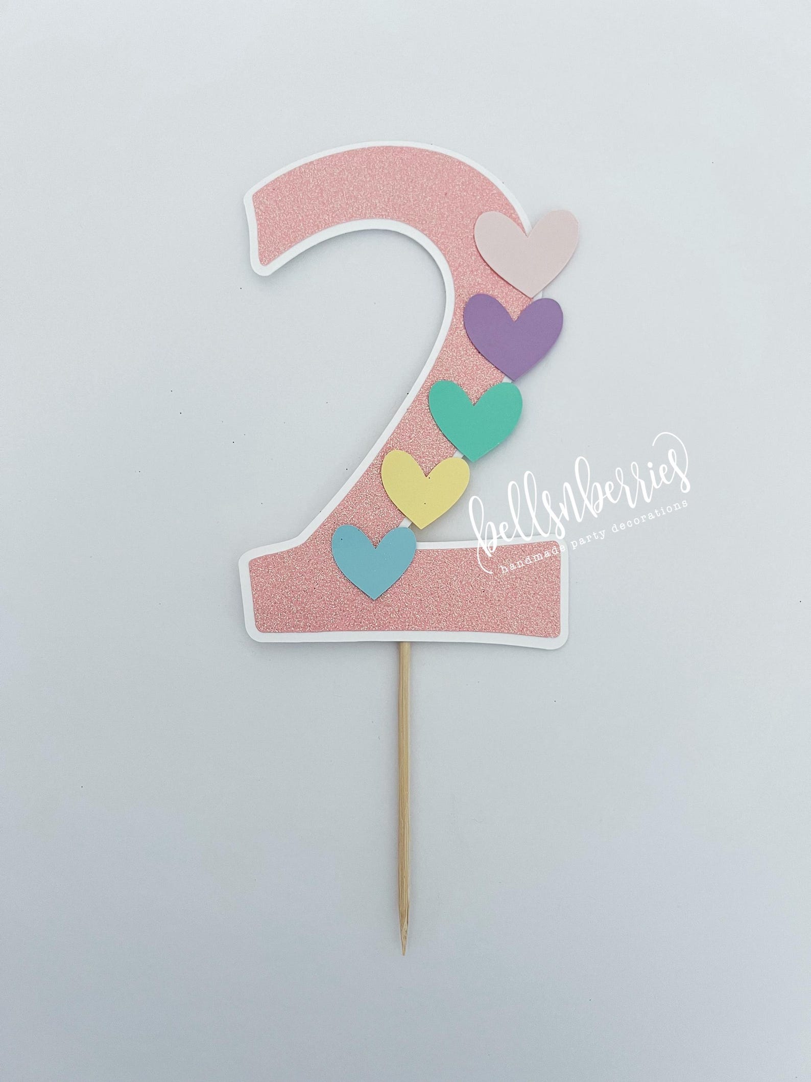 Conversation Heart Birthday Cake Topper: Valentine's Day Party - Etsy