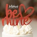 Be Mine Glitter Cake Topper: Valentine's Day Party Decor - Etsy