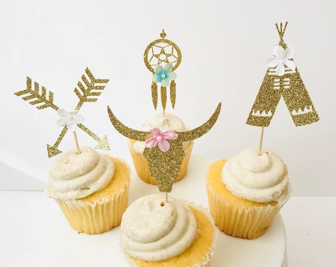 Photo Cupcake Toppers, Digital File, Indian, Chief, Western,, First ...