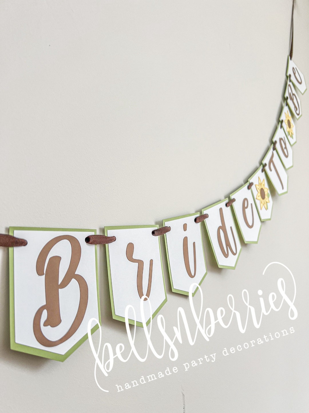 Sunflower Bride to Be Banner: Bridal Shower Decor - Etsy