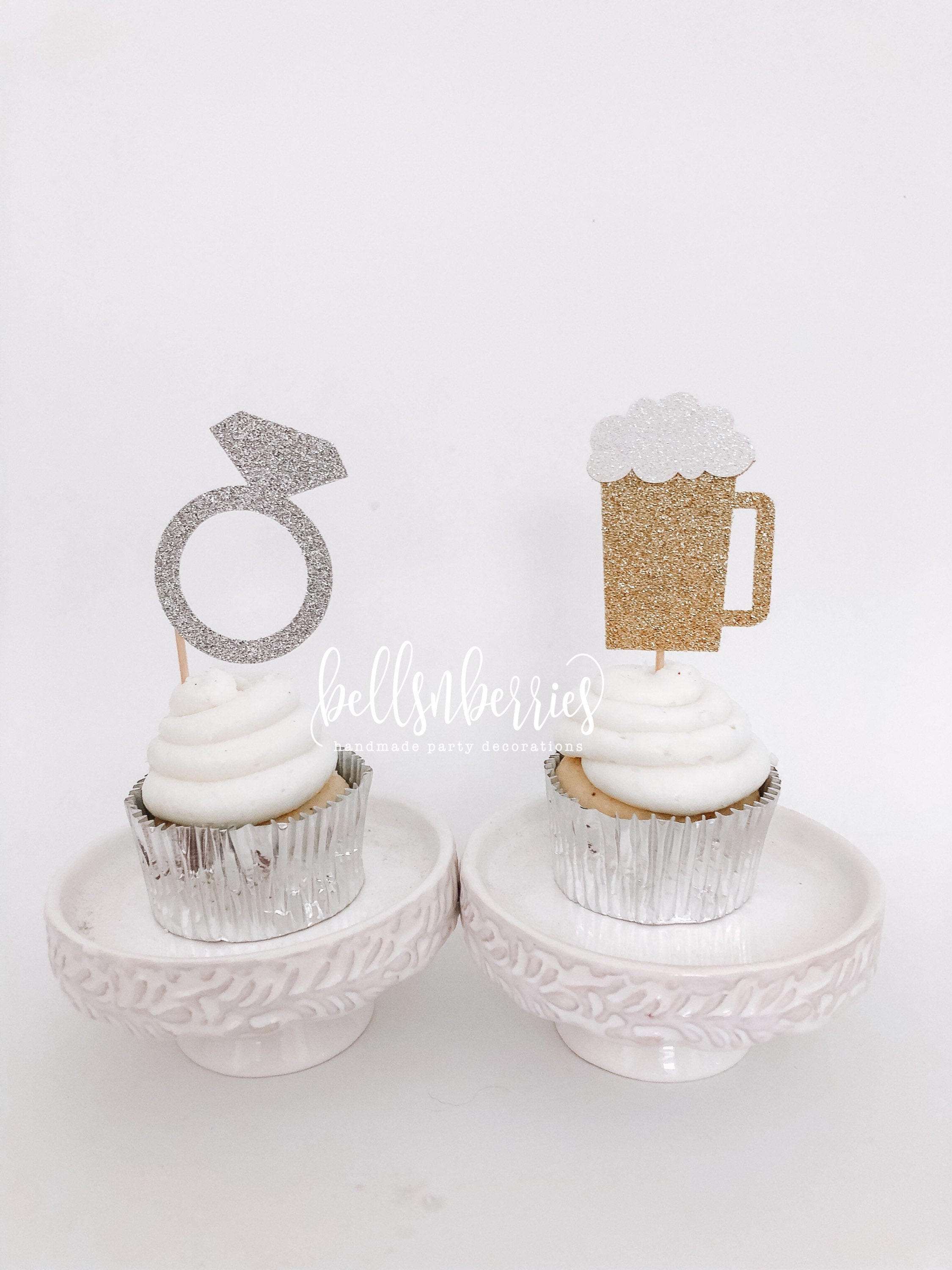 Cake Toppers & Picks Party Supplies Love is Brewing Themed Beer Cup ...