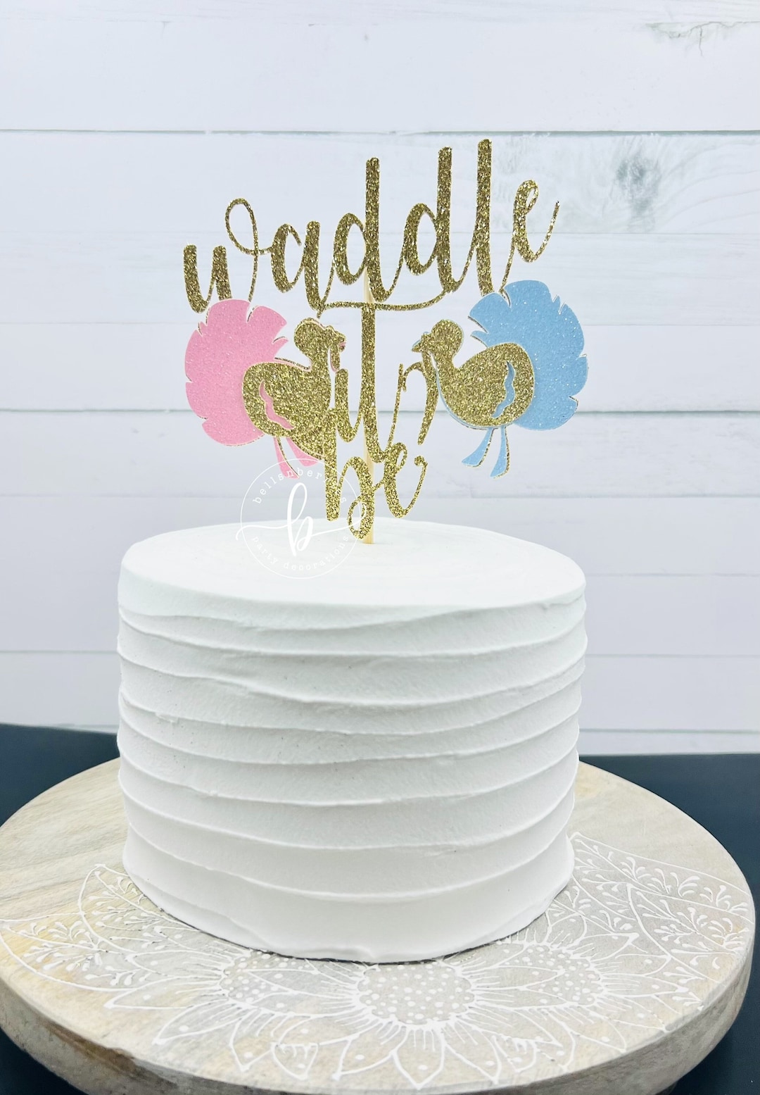 Acción de Gracias Gender Reveal cake topper / Turkey Gender reveal ...