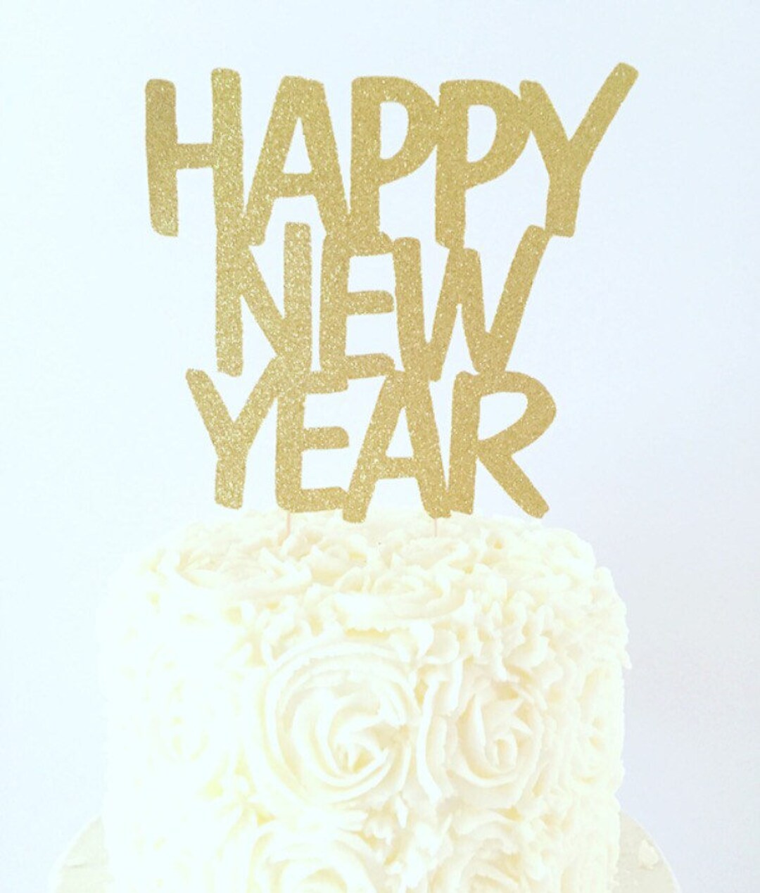 Happy New Year Cake Topper / Holiday Cake Topper / Hello 2025 / New ...