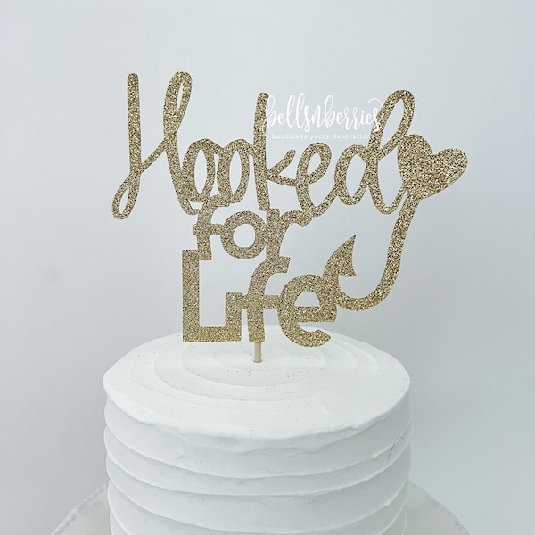 Hooked Cake Topper - Etsy