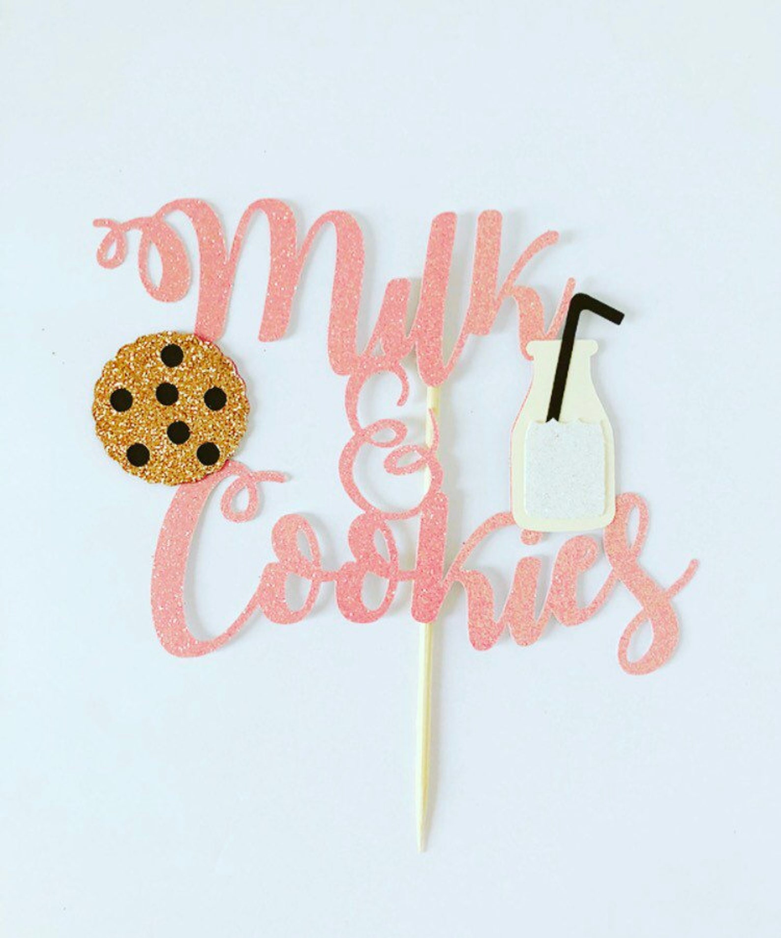 Milk & Cookies Cake Topper / Milk and Cookies Birthday / - Etsy