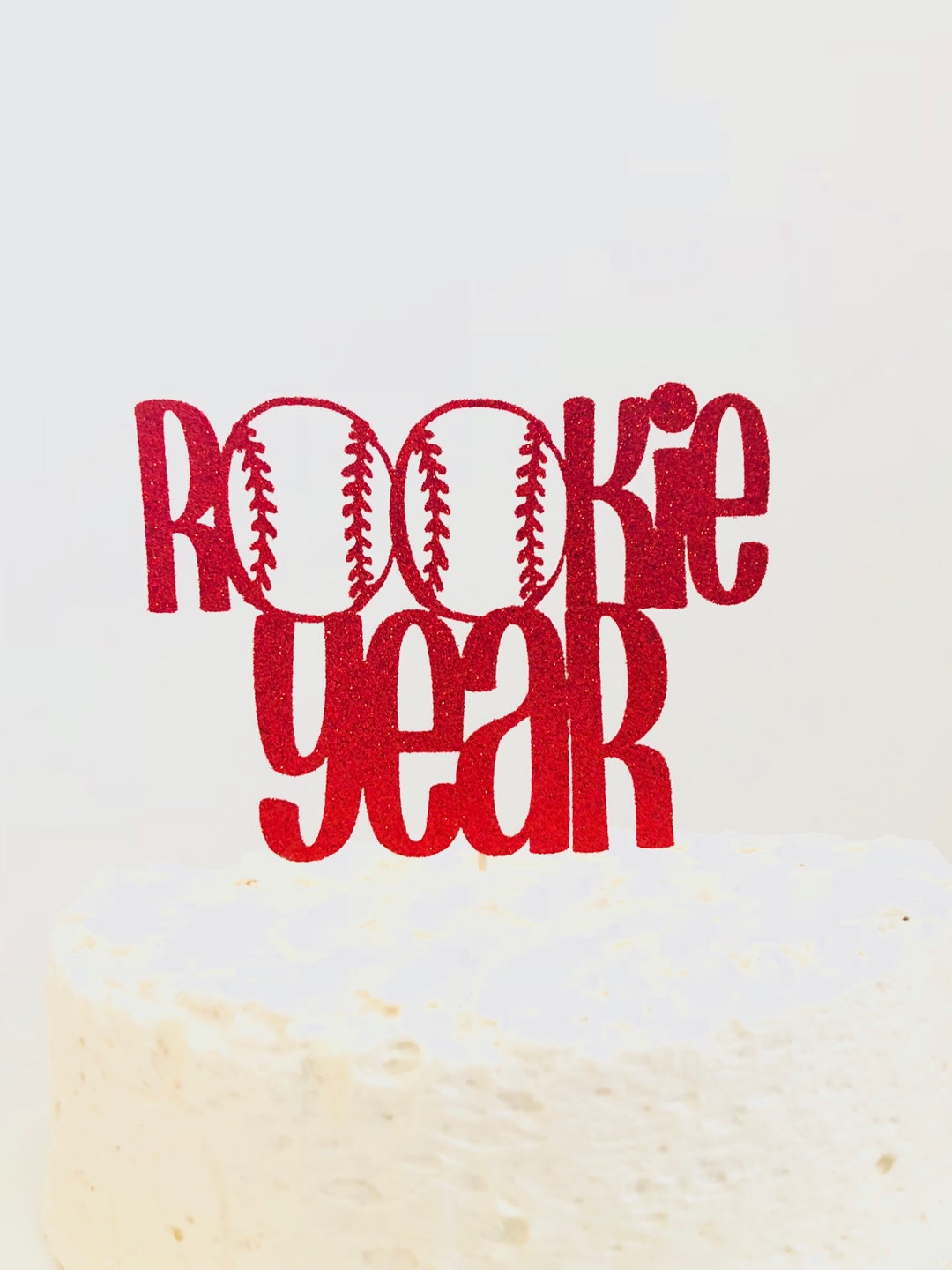 Rookie Year Cake Topper/ Baseball Cake Topper/ Baseball Smash Cake ...