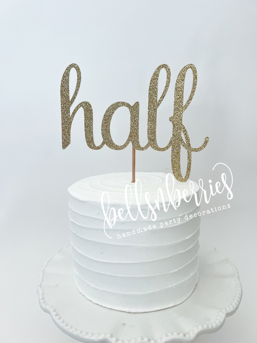 Half Birthday Cake Topper / 1/2 Birthday Cake Topper / Halfway to One ...