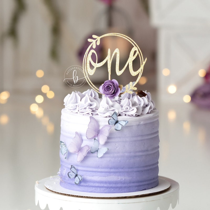 Flower Cake Topper - Etsy