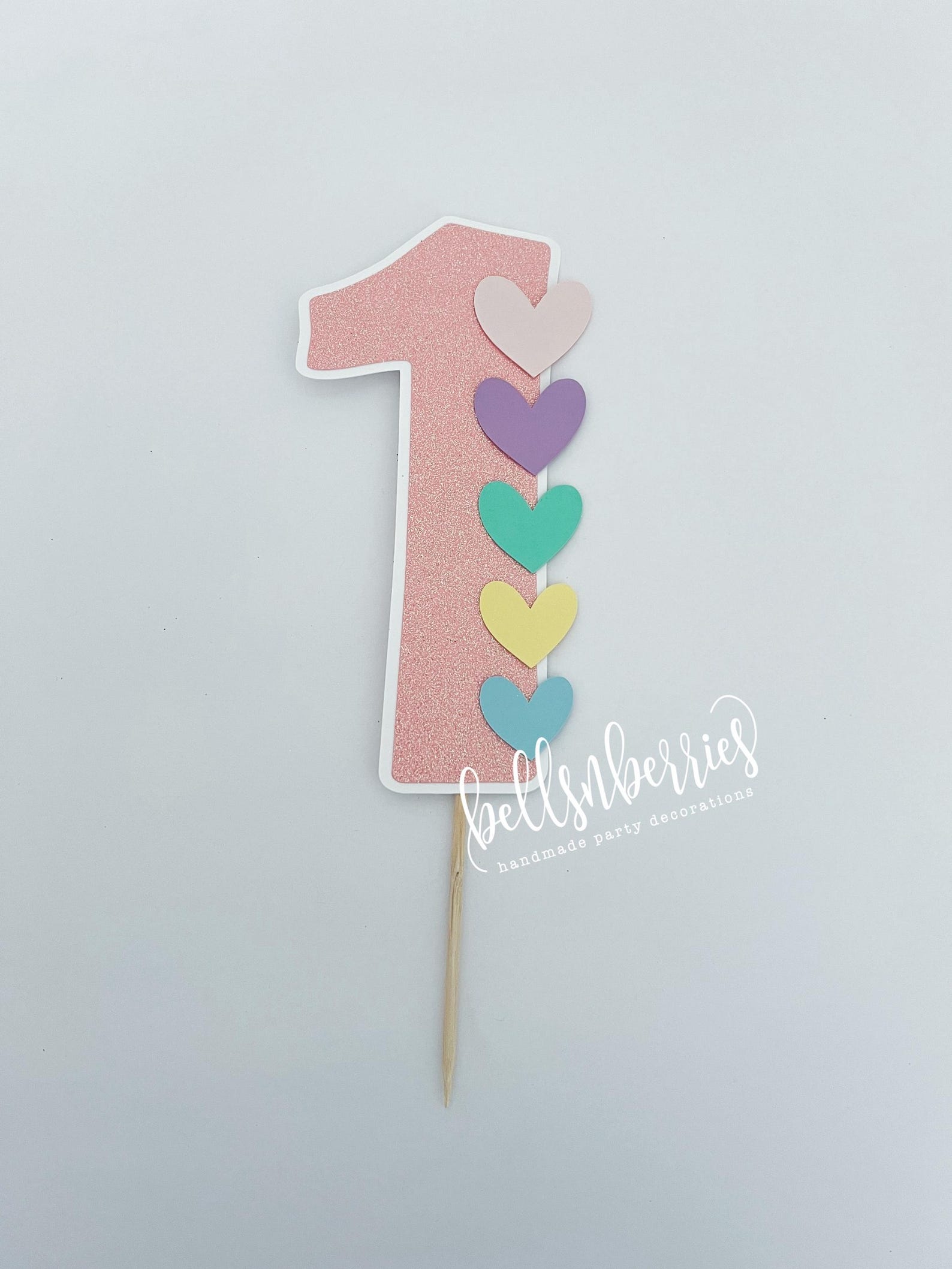 Conversation Heart Birthday Cake Topper: Valentine's Day Party - Etsy