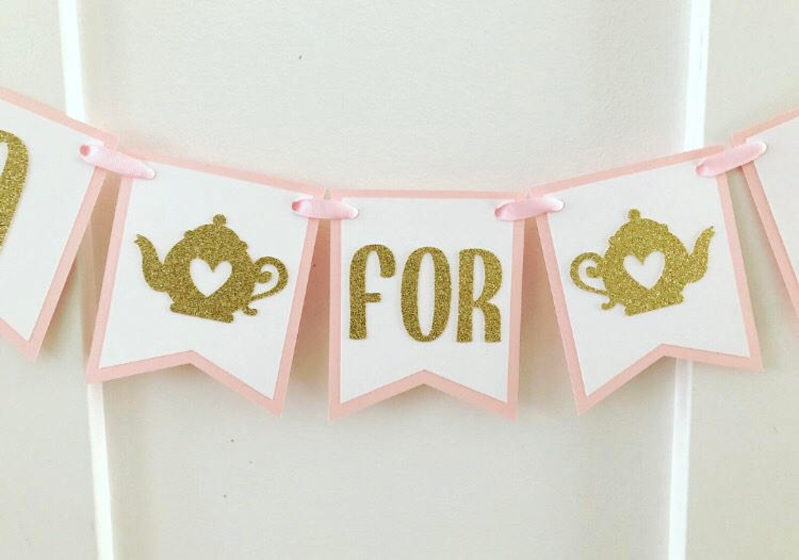 Tea for Two Banner / Tea Party Birthday - Etsy